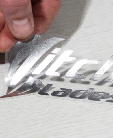 Metallic Sticker Printing | Custom Vinyl Foil Sticker Design UK