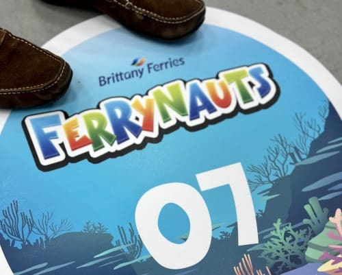 Custom Floor Stickers | Non-Slip Vinyl Floor Decal Printers