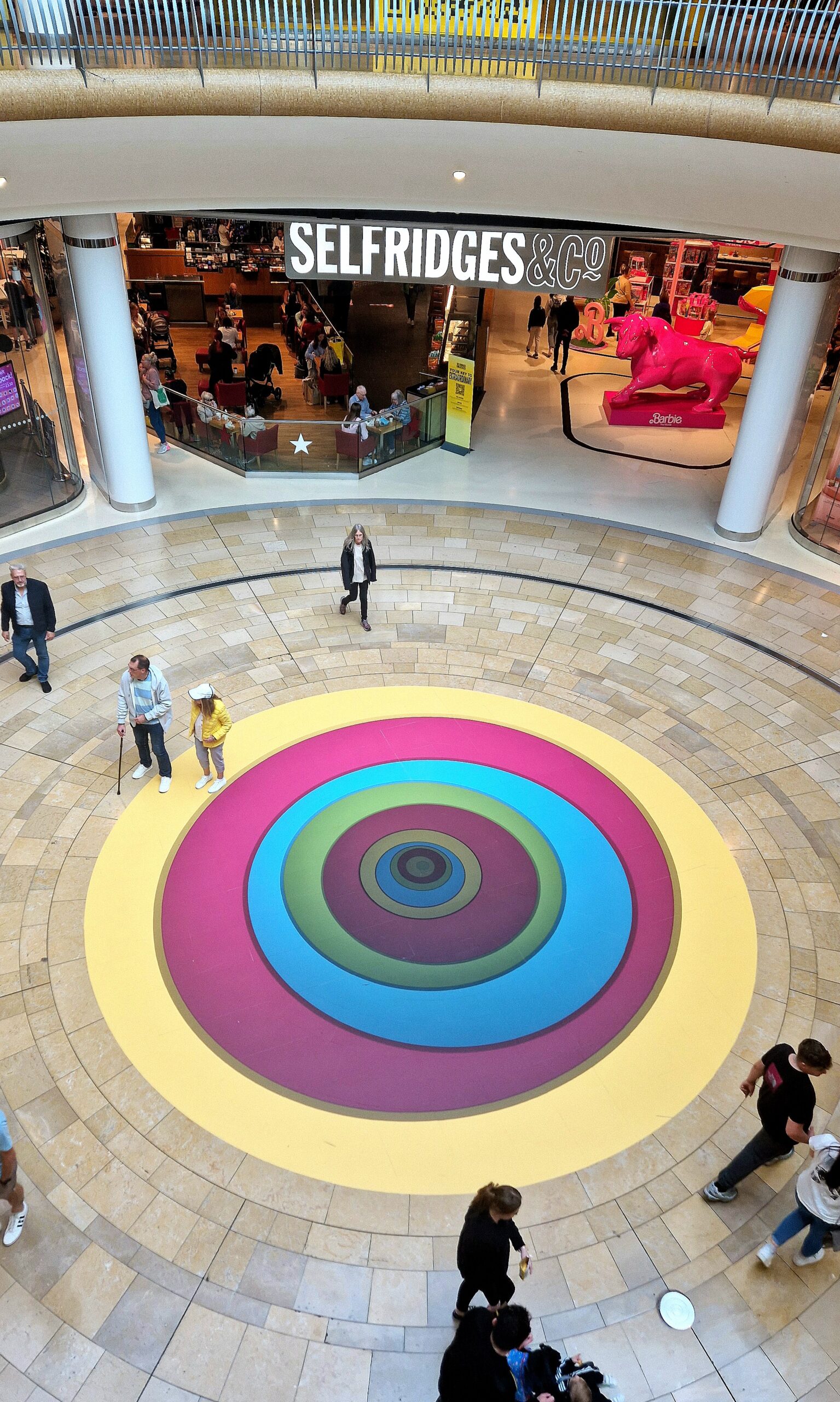 Custom Optical Illusion Decal for Experiential Marketing