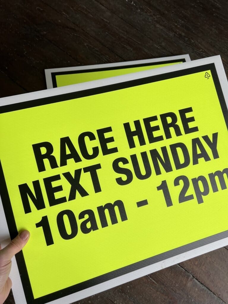 Screenprinted Signs | Custom Correx, Foamex and Dibond Signs